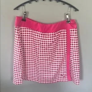 Puma | Shorts | Puma Pink Polka Dot Mini Skort Size Small | Poshmark